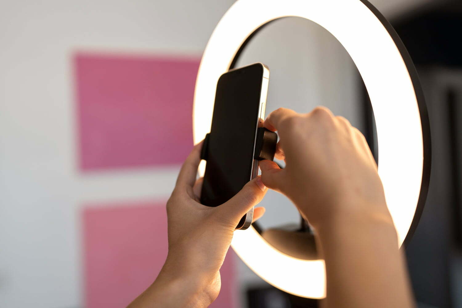 Paso a paso para hacer un aro de luz casero